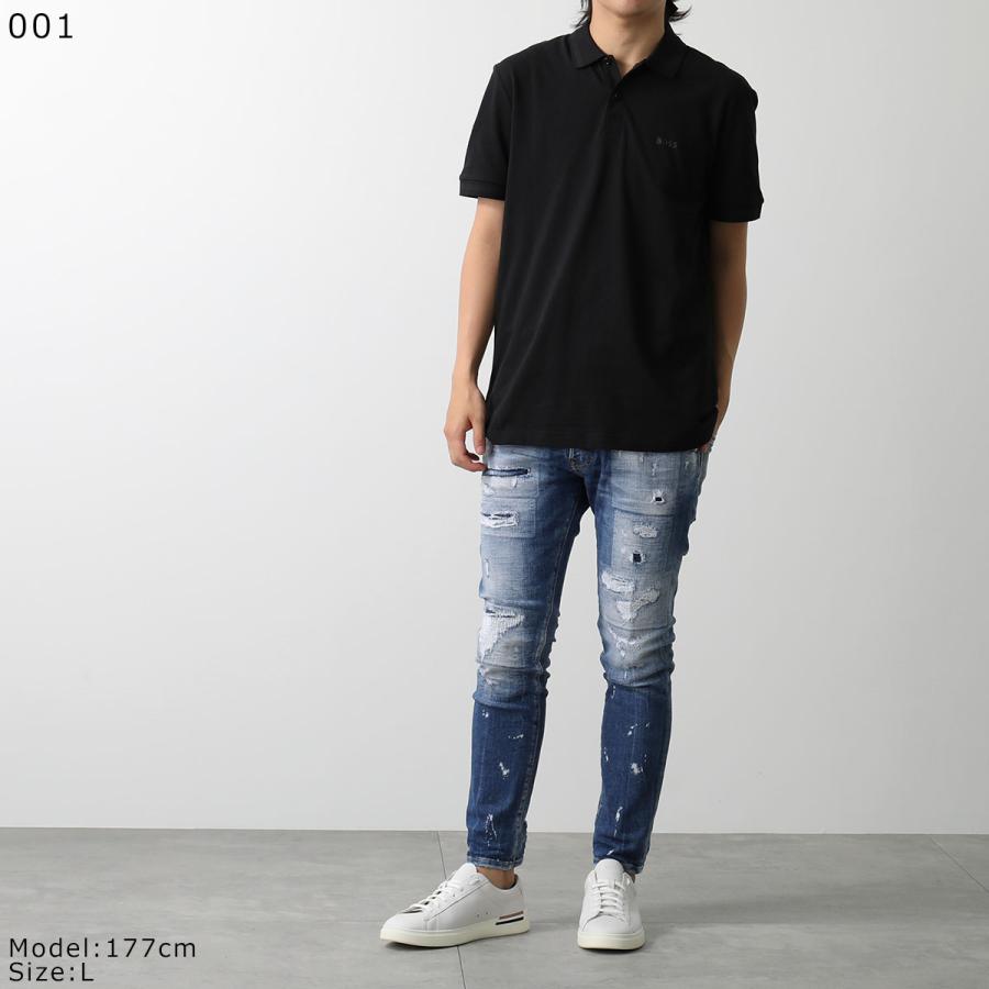 HUGO BOSS（ヒューゴ・ボス） ポロシャツ 50507583 10256488 メンズ 半袖 コットン ストレッチ ロゴ カラー3色 ...