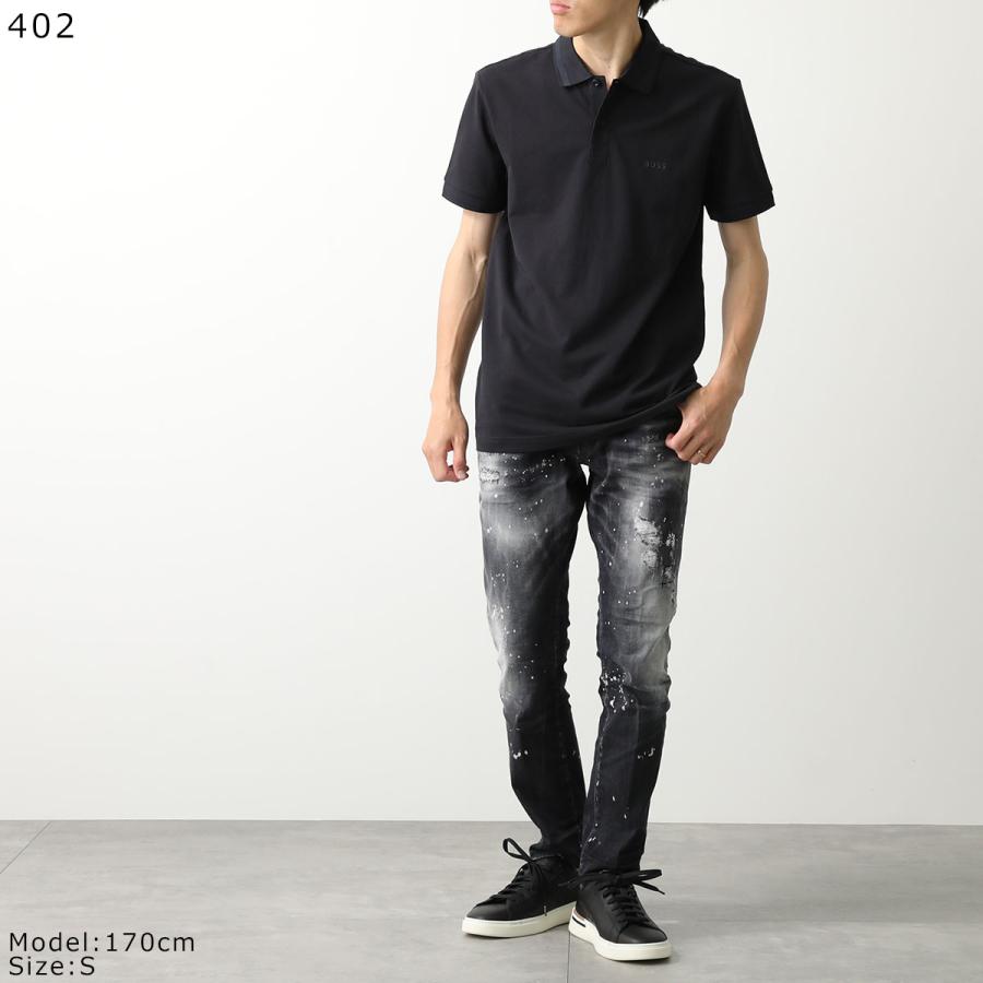 HUGO BOSS（ヒューゴ・ボス） ポロシャツ 50507583 10256488 メンズ 半袖 コットン ストレッチ ロゴ カラー3色 ...