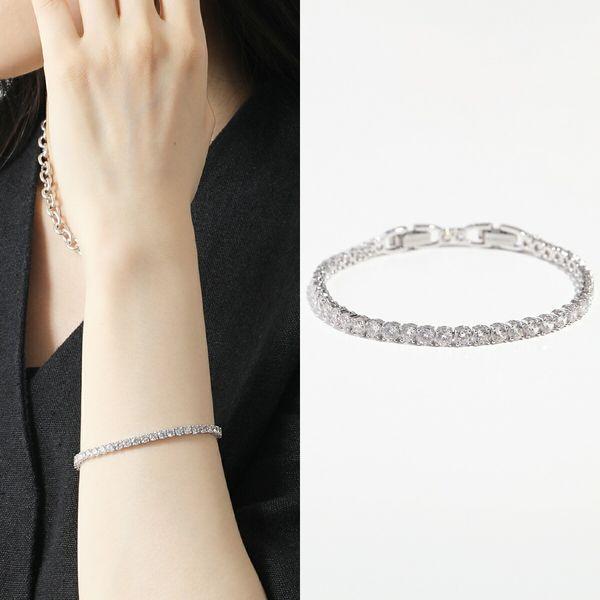 SWAROVSKI スワロフスキー ブレスレット Tennis Round Deluxe 5409771 レディース クリスタル テニス ...
