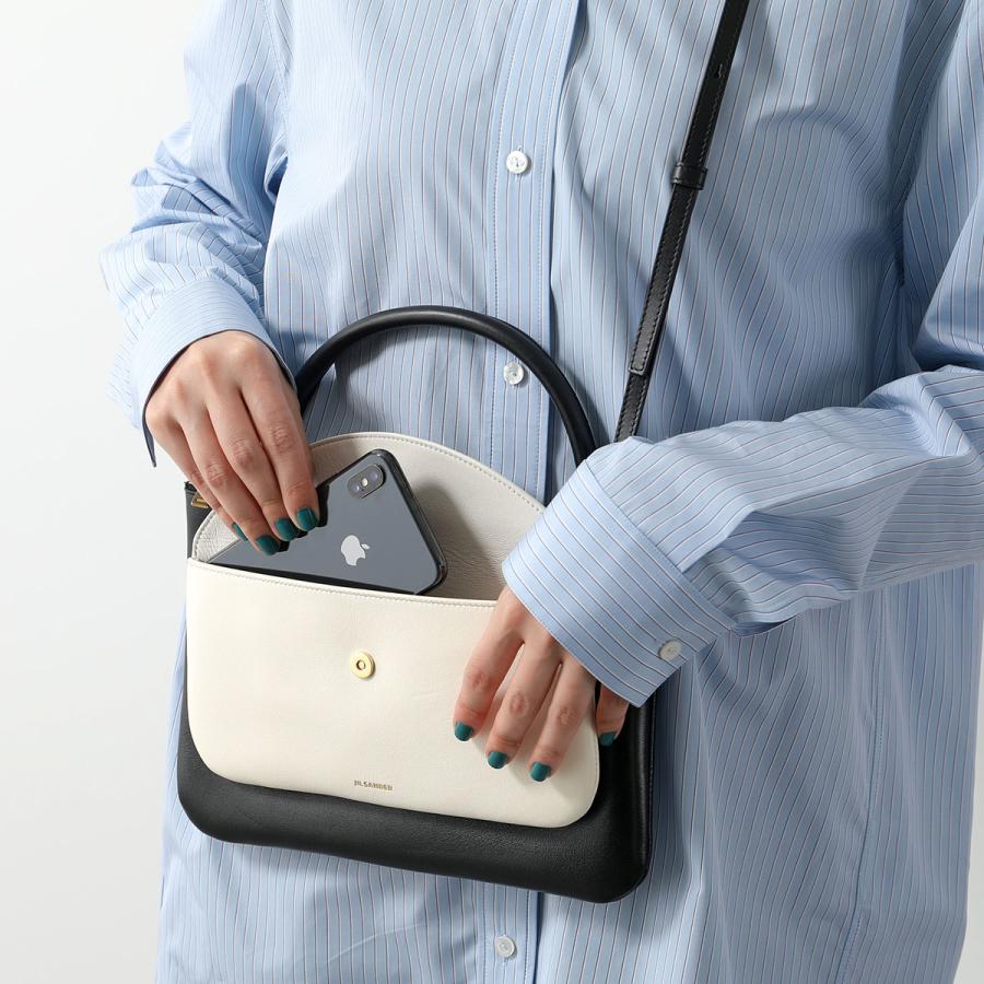JIL SANDER ジルサンダー ハンドバッグ LINK LG MULTI J08WG0008 P5079 レディース レザー ショルダーバッグ ポシェット クラッチ ロゴ 鞄 カラー2色 ...