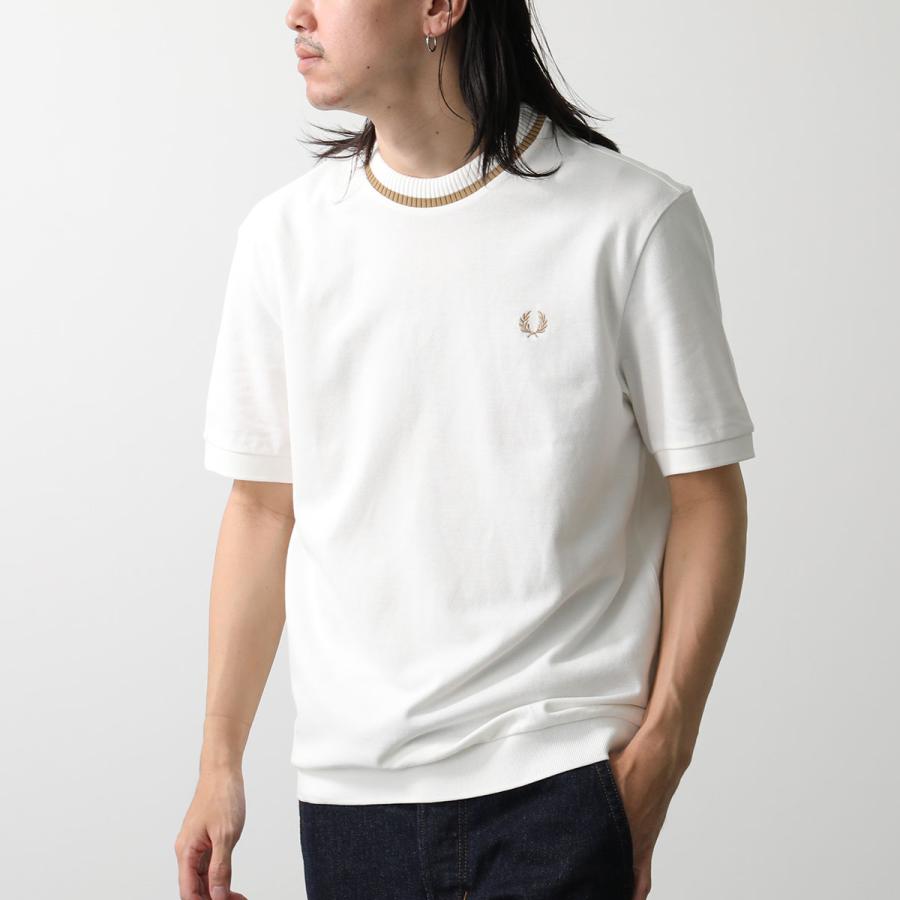 FRED PERRY フレッドペリー Tシャツ CREW NECK PIQUE T-SHIRT M7 メンズ 半袖 ニット ピケ 鹿の子 ...