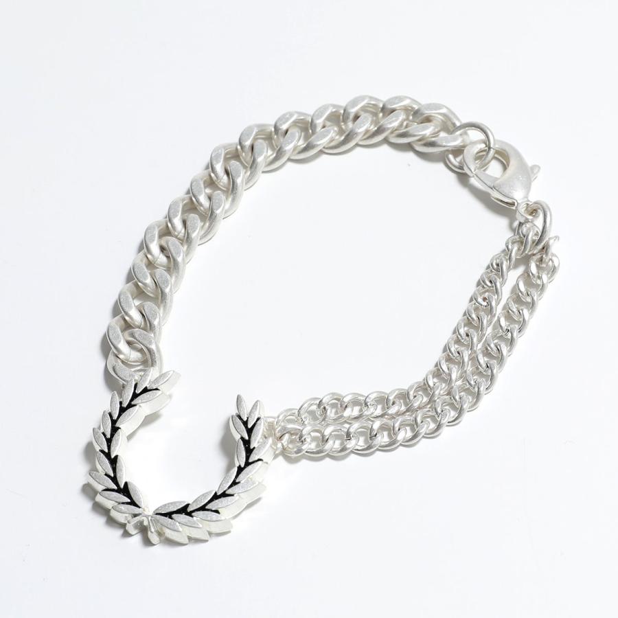 FRED PERRY（フレッドペリー） ブレスレット DBL CHUNKY LAUREL WR BRACELET MS6708 メンズ ...
