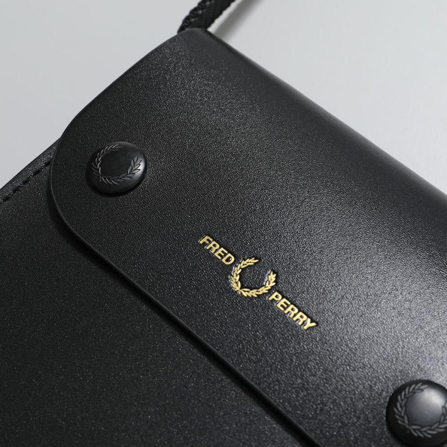 FRED PERRY（フレッドペリー） ショルダーバッグ BURNISHED LEATHER POUCH L4331 レディース レザー ...