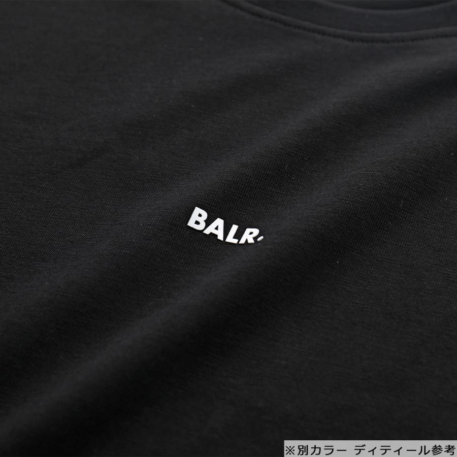 BALR. ボーラー 半袖 Tシャツ Brand Regular Fit T-Shirt B1112 1226 メンズ ラバーロゴ クルー ...