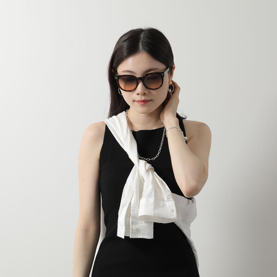 TOM FORD トムフォード サングラス TF1109 レディース ウェリントン グラデーションカラーレンズ アイウェア 52B ...