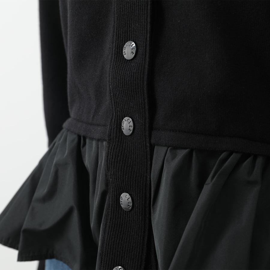 MONCLER モンクレール カーディガン 9B00031 M4066 レディース 長袖 Vネック ニット アイコンパッチ カシミヤ シルク ...