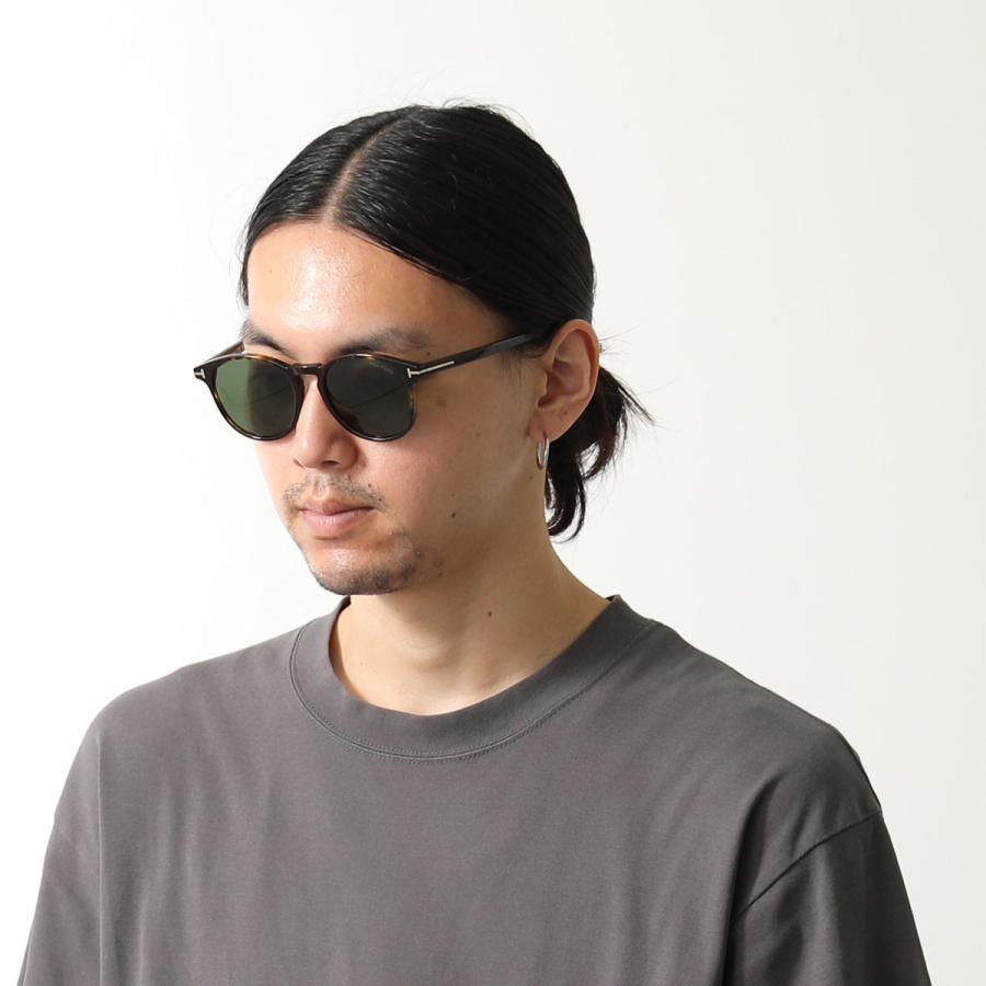 TOM FORD トムフォード サングラス TF1097 FT1097 メンズ ボストン型 カラーレンズ ロゴ Tロゴ セルフレーム アイ ...