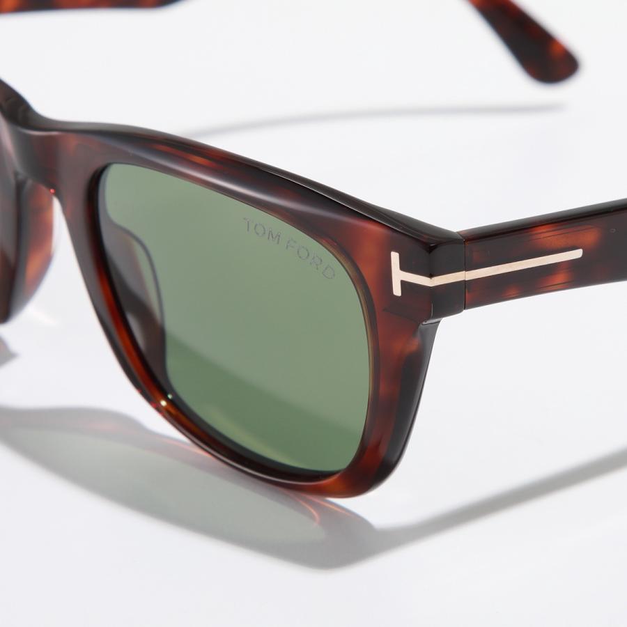 TOM FORD トムフォード サングラス TF1076 メンズ ウェリントン型 ロゴ Tロゴ 眼鏡 カラーレンズ メガネ アイウェア 54N ...
