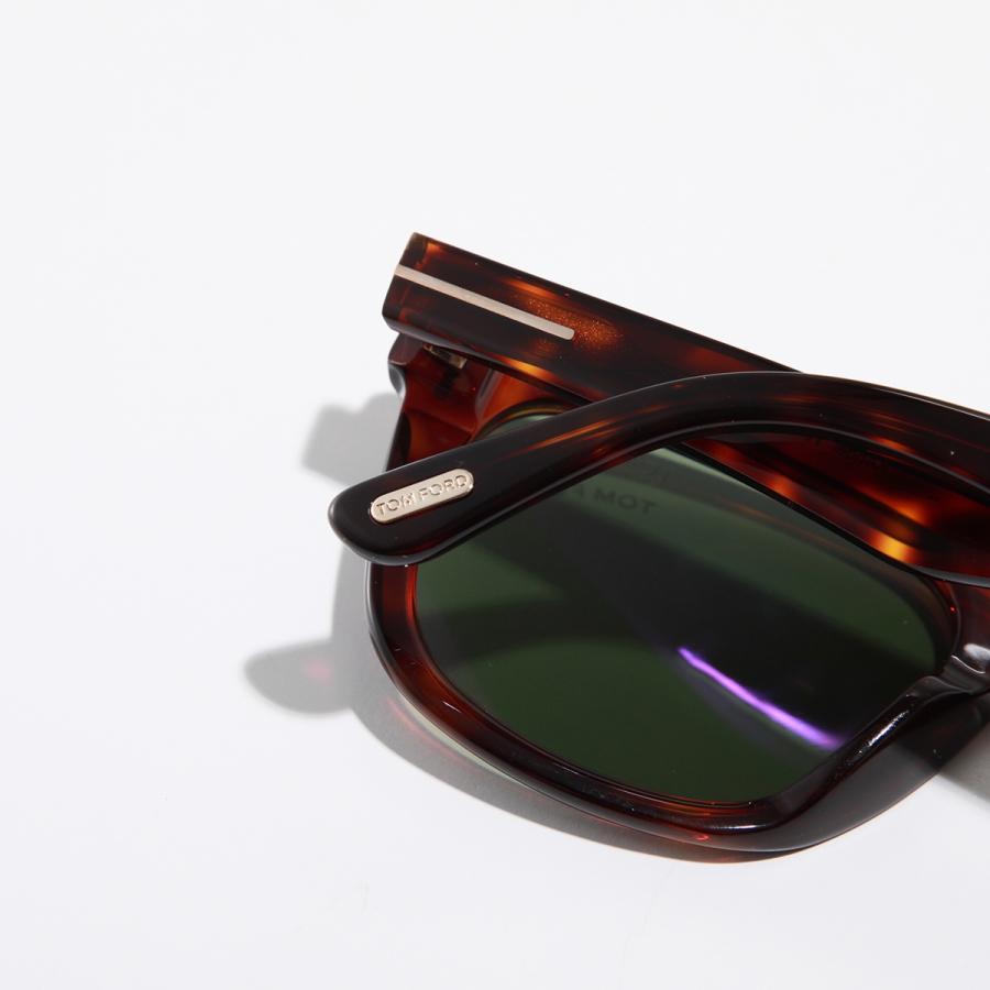 TOM FORD トムフォード サングラス TF1076 メンズ ウェリントン型 ロゴ Tロゴ 眼鏡 カラーレンズ メガネ アイウェア 54N ...