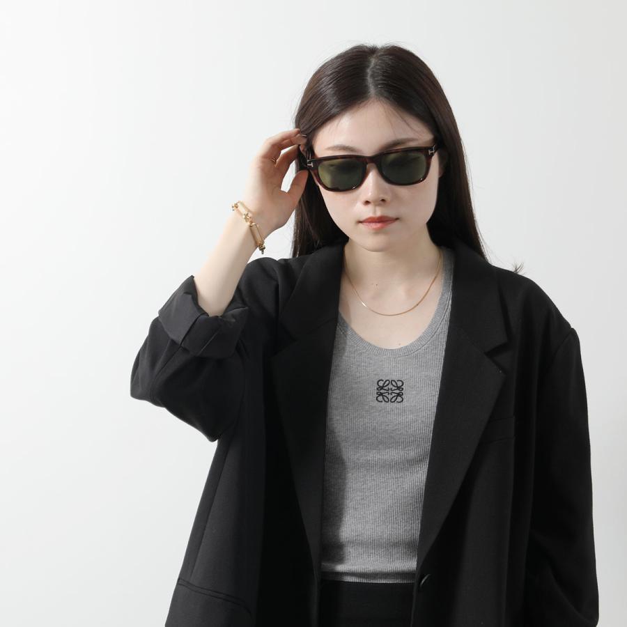 TOM FORD トムフォード サングラス TF1076 メンズ ウェリントン型 ロゴ Tロゴ 眼鏡 カラーレンズ メガネ アイウェア 54N ...