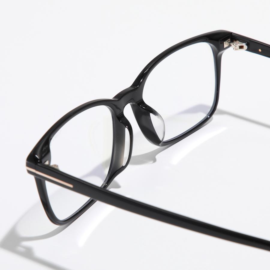 TOM FORD トムフォード メガネ TF5831-F-B FT5831-F-B メンズ スクエア型 眼鏡 めがね 伊達メガネ ロゴ Tロゴ ...