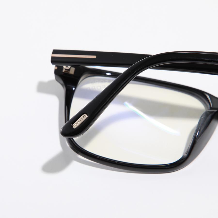 TOM FORD トムフォード メガネ TF5831-F-B FT5831-F-B メンズ スクエア型 眼鏡 めがね 伊達メガネ ロゴ Tロゴ ...