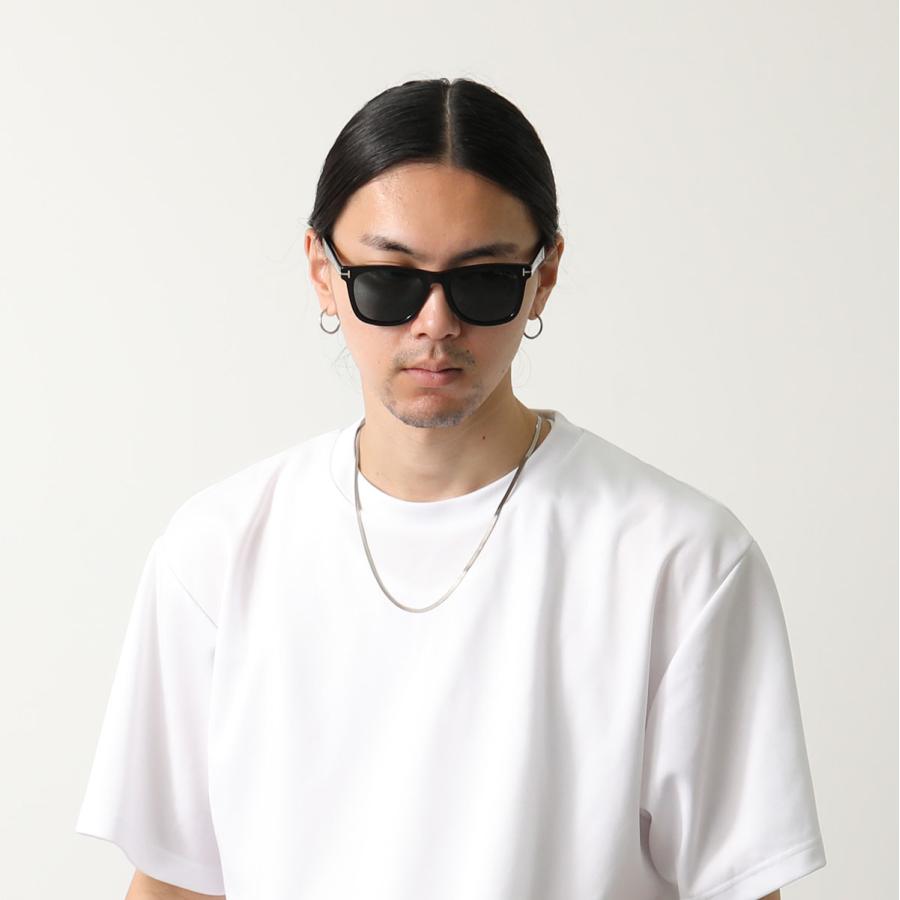 TOM FORD トムフォード サングラス Kevyn ケビン TF1099 FT1099 メンズ ウェリントン型 ロゴ Tロゴ カラーレンズ ...
