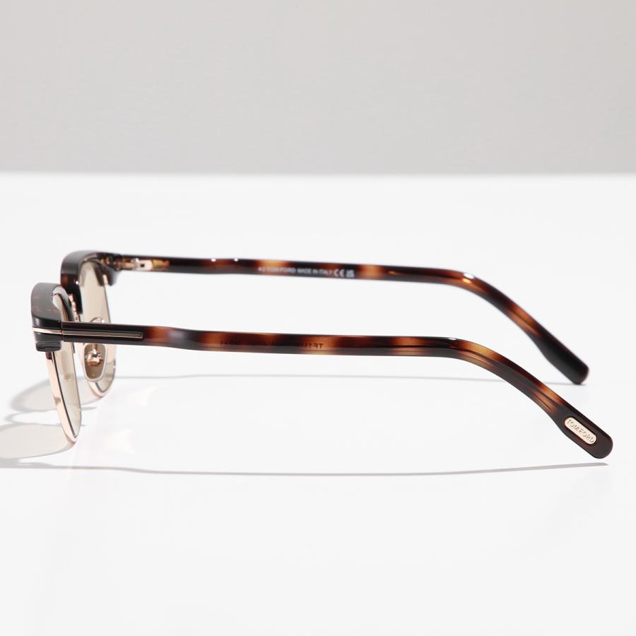 TOM FORD トムフォード サングラス TF1119-D メンズ サーモントブロー型 カラーレンズ アジアンフィット ロゴ Tロゴ アイ ...