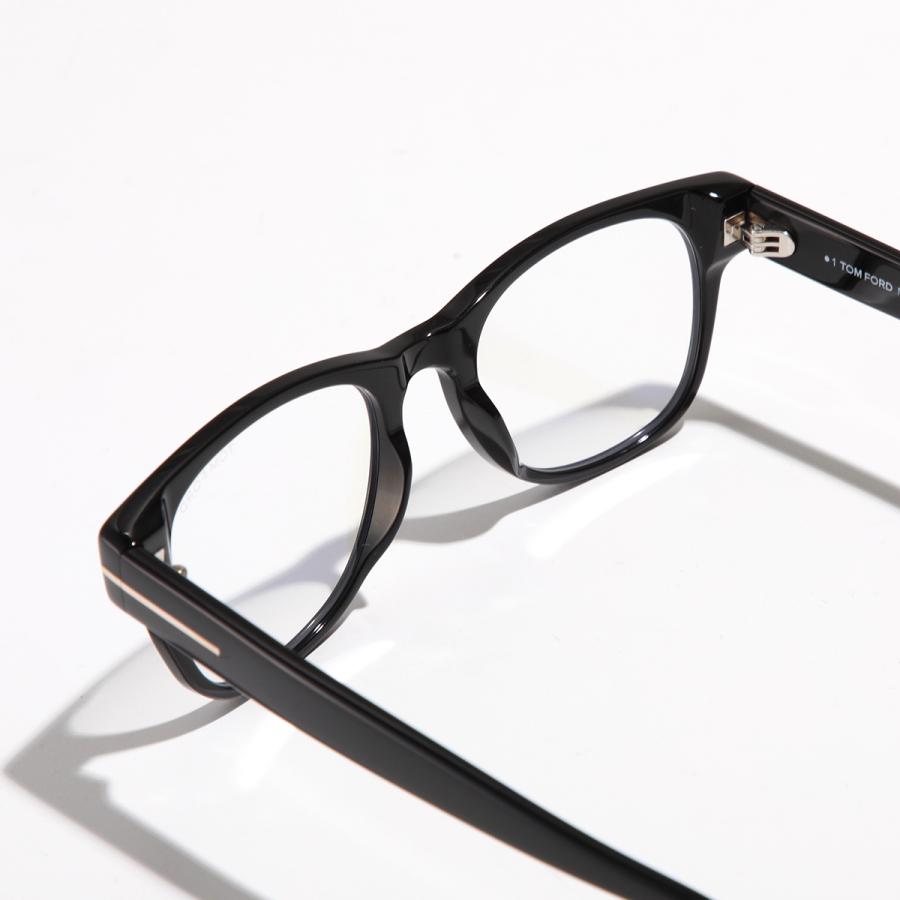 TOM FORD トムフォード メガネ TF5898-B メンズ ウェリントン型 めがね 眼鏡 伊達メガネ ブルーライトカット Tロゴ アイ ...