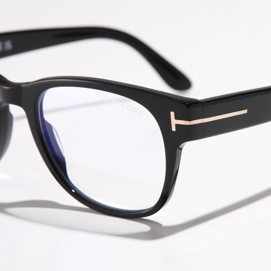 TOM FORD トムフォード メガネ TF5898-B メンズ ウェリントン型 めがね 眼鏡 伊達メガネ ブルーライトカット Tロゴ アイ ...