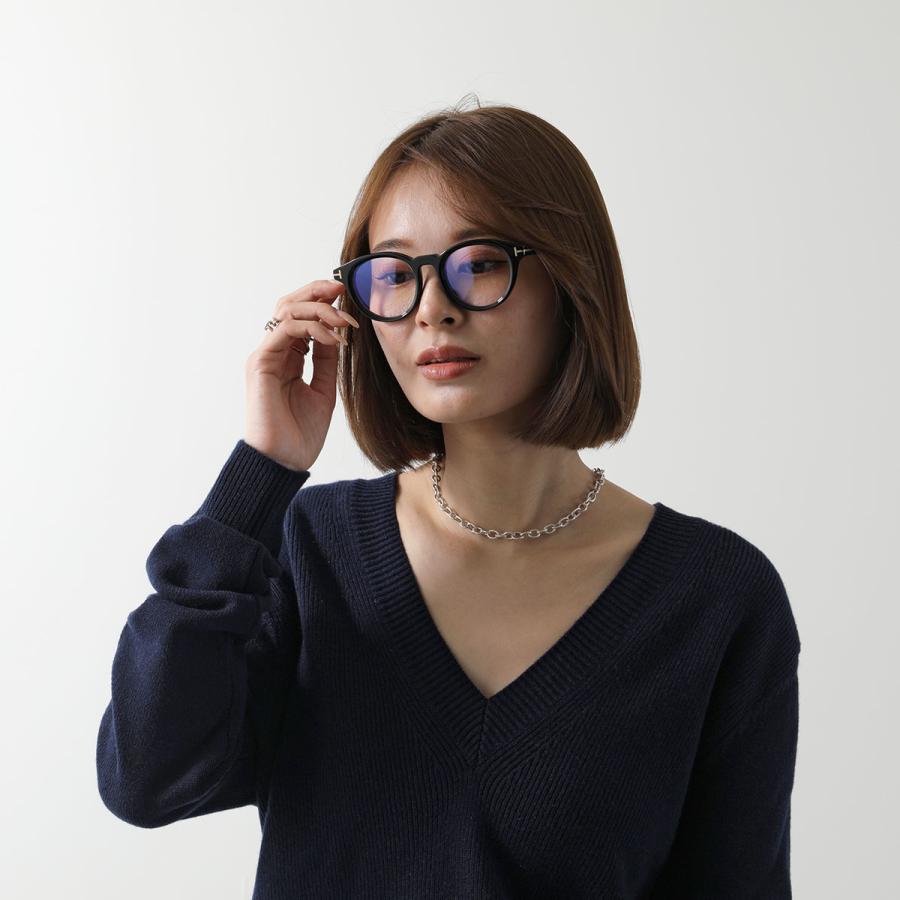 TOM FORD トムフォード メガネ TF5931-D-B メンズ ボストン型 フルリム ブルーライトカット めがね 眼鏡 アジアンフォット ...