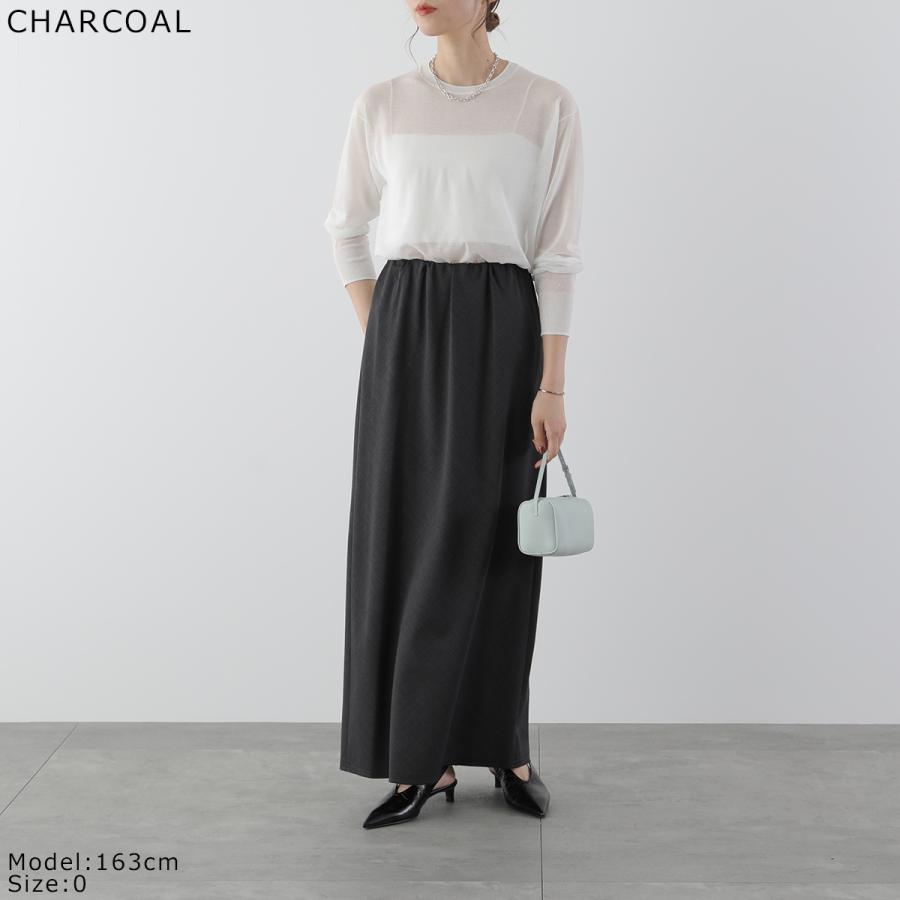 IHATOV イーハトーブ ロングスカート T/W Maxi Skirt IH11-6A-89117 IH11-7P-73315 レディース ウールブレンド Iライン マキシ丈 カラー2色 ...