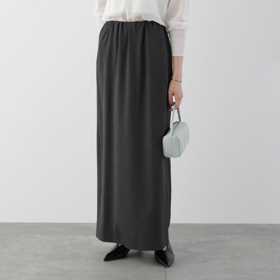 IHATOV イーハトーブ ロングスカート T/W Maxi Skirt IH11-6A-89117 IH11-7P-73315 レディース ウールブレンド Iライン マキシ丈 カラー2色 ...