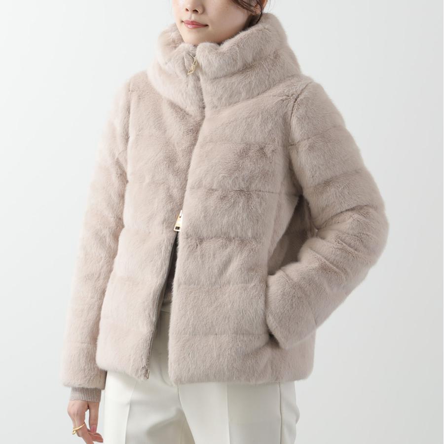 HERNO ヘルノ ダウンジャケット PI001935D 12630 レディース フェイクファー ハイネック カラー5色 ...