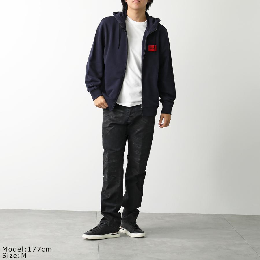 HUGO BOSS ヒューゴボス パーカー 50447972 メンズ ジップアップ コットン スウェット フーディ レギュラーフィット ロゴ ...
