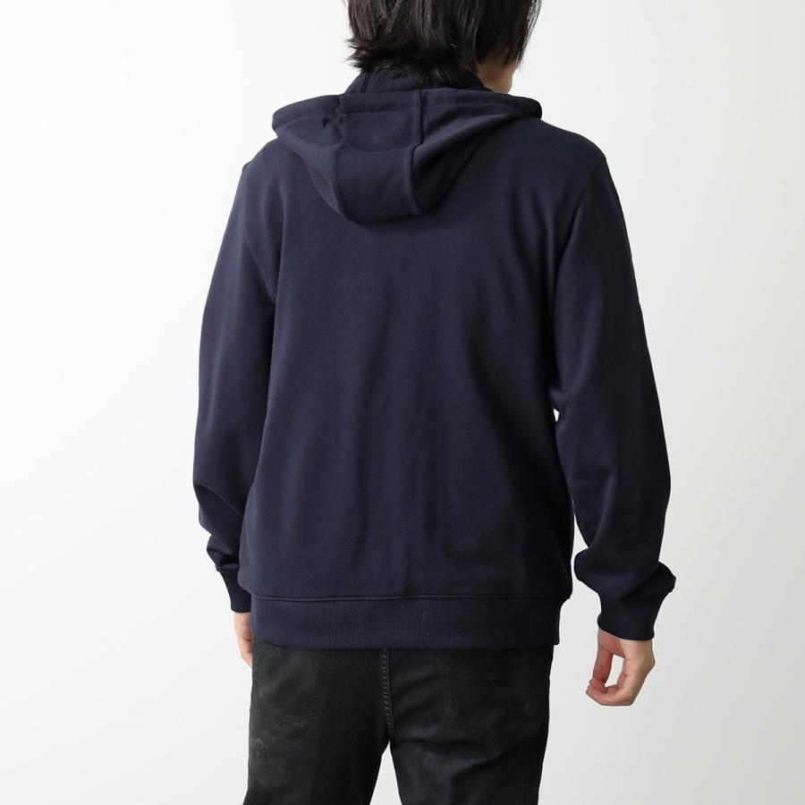 HUGO BOSS ヒューゴボス パーカー 50447972 メンズ ジップアップ コットン スウェット フーディ レギュラーフィット ロゴ ...