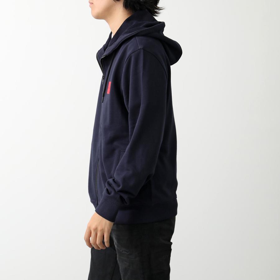 HUGO BOSS ヒューゴボス パーカー Daple212 50447972 メンズ ジップアップ コットン スウェット フーディ ...