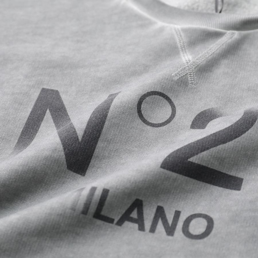 N°21 KIDS ヌメロヴェントゥーノ キッズ トレーナー N21970 N0373 レディース ボーイズ スウェット 長袖 クルーネック ロゴ カラー2色 : 361105006 ...