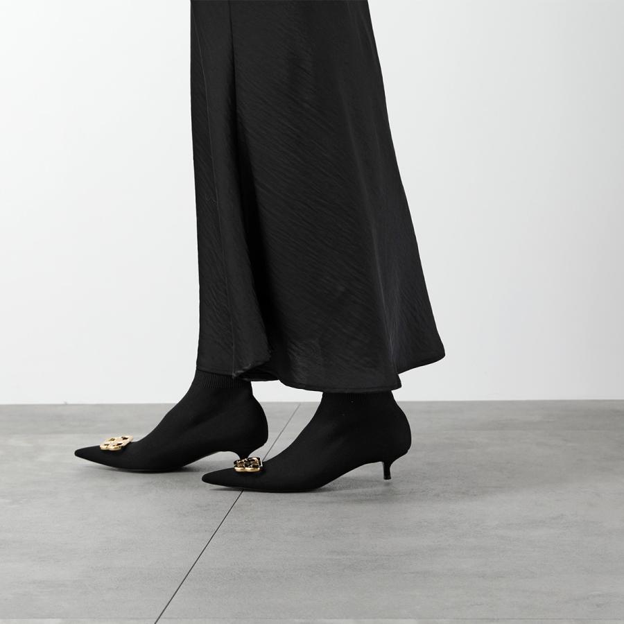 BALENCIAGA バレンシアガ ブーティ KNIT BOOTIE 591022 W1803 レディース アンクルブーツ ニット BBロゴ ...