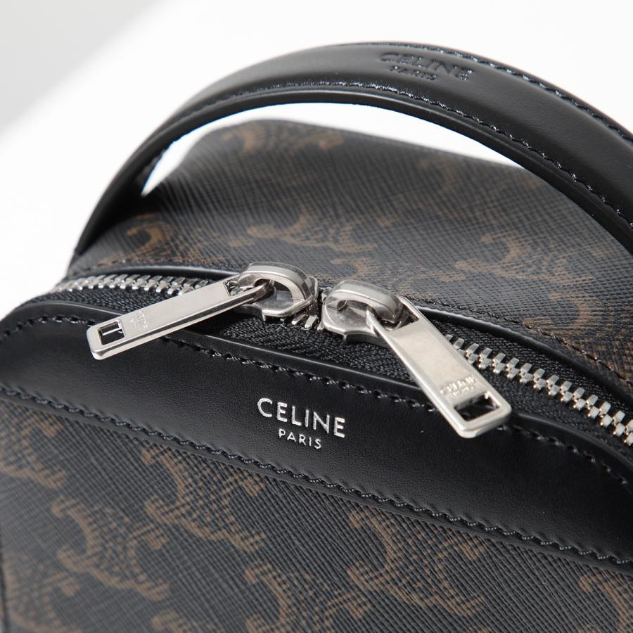 CELINE セリーヌ ショルダーバッグ Vertical Messenger Box バーティカル メッセンジャーボックス 117712BZJ.38SI メンズ トリオンフキャンバス 鞄 ...