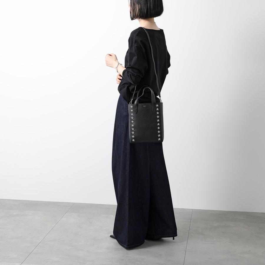 Jimmy Choo ジミーチュウ ショルダーバッグ BRIA TOTE N/S GRAINY ブリア レディース レザー クロスボディ ハンドバッグ スタースタッズ 鞄 カラー2色 ...