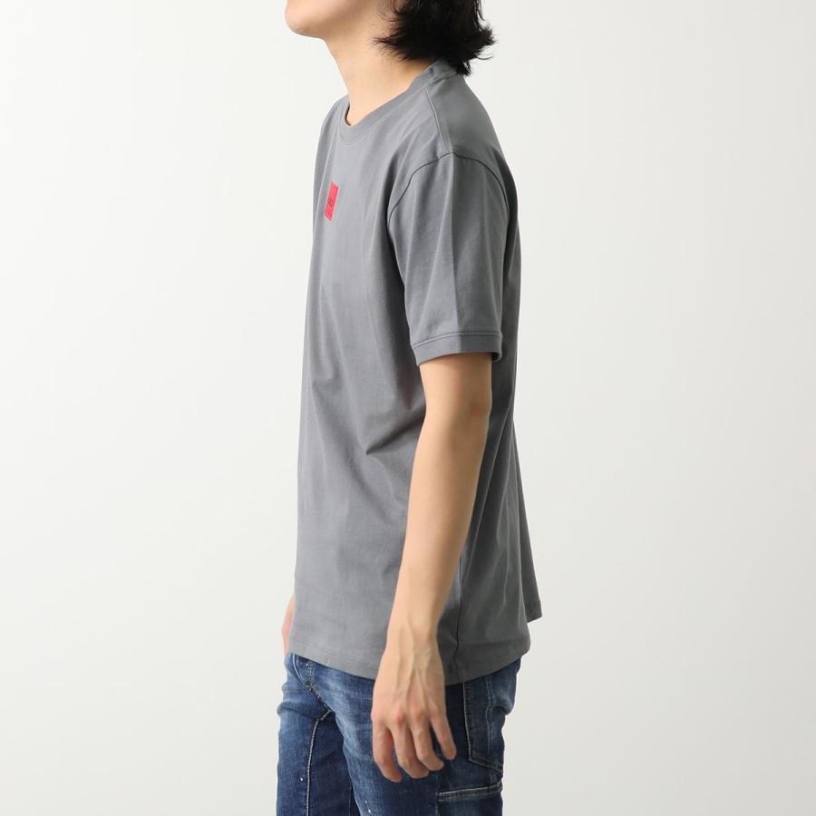 HUGO BOSS ヒューゴボス Tシャツ 50447978 メンズ 半袖 コットンジャージー クルーネック ロゴ 086 : ...