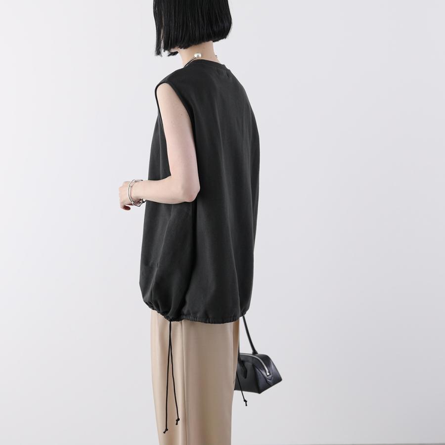 euphoric' ユーフォリック ノースリーブスウェット EU-CT5101 レディース コットン バルーン プルオーバー カラー2色 ...