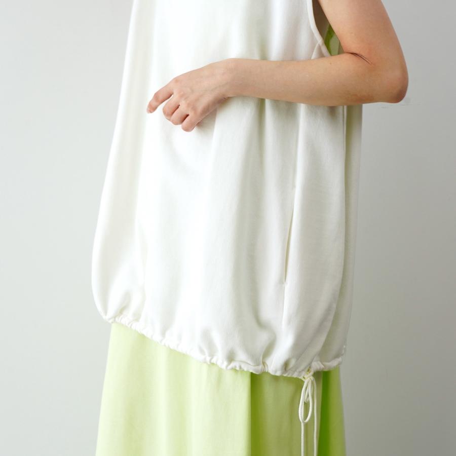 euphoric' ユーフォリック ノースリーブスウェット EU-CT5101 レディース コットン バルーン プルオーバー カラー2色 ...