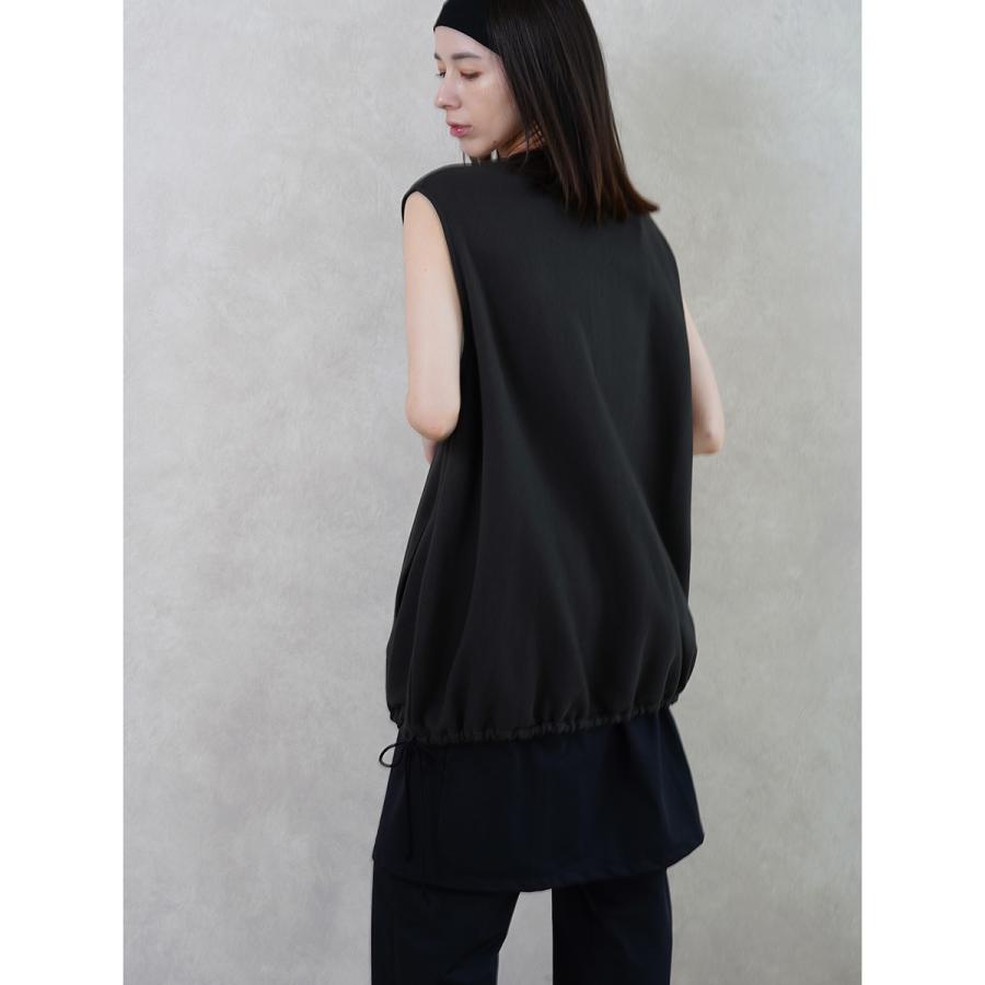 euphoric' ユーフォリック ノースリーブスウェット EU-CT5101 レディース コットン バルーン プルオーバー カラー2色 ...