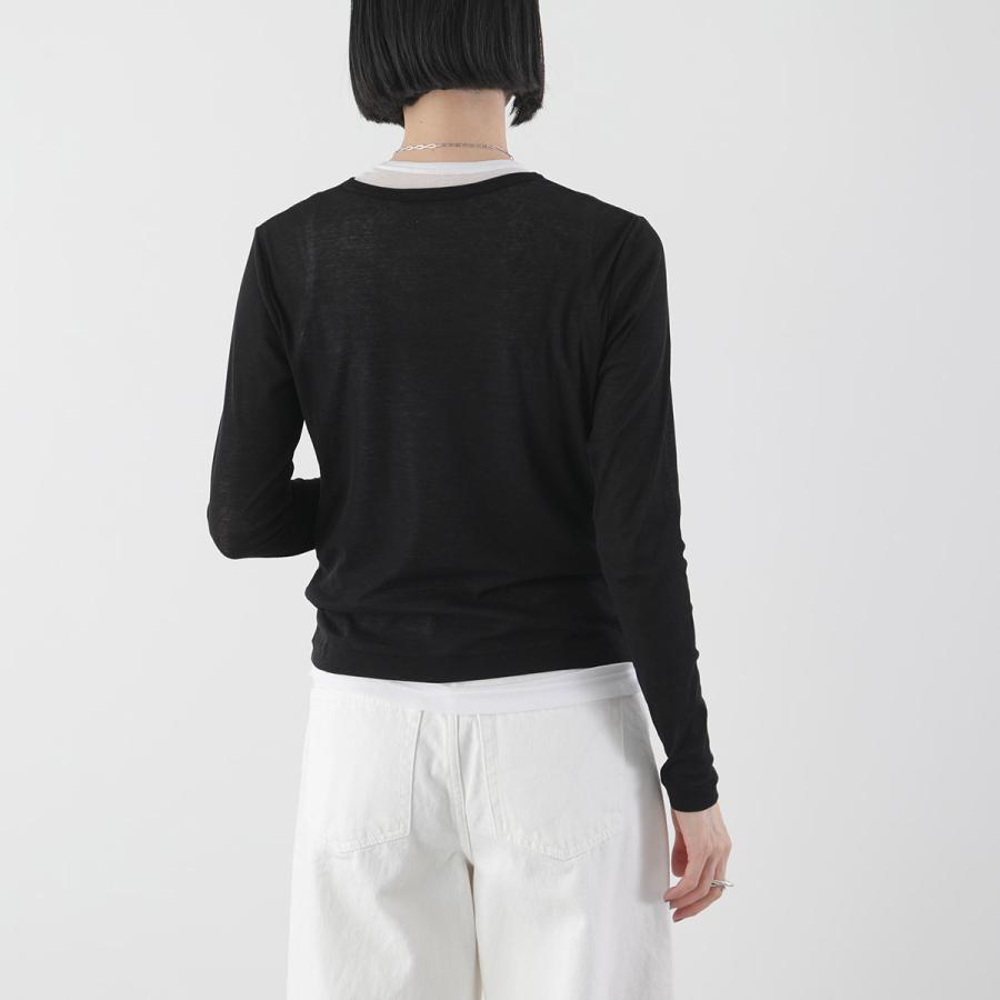 IHATOV イーハトーブ 2枚組カットソー Sheer layered Tshirt IH07-7P-82208 レディース ロンT×ノースリーブ セット シアー レイヤード カラー2色 ...