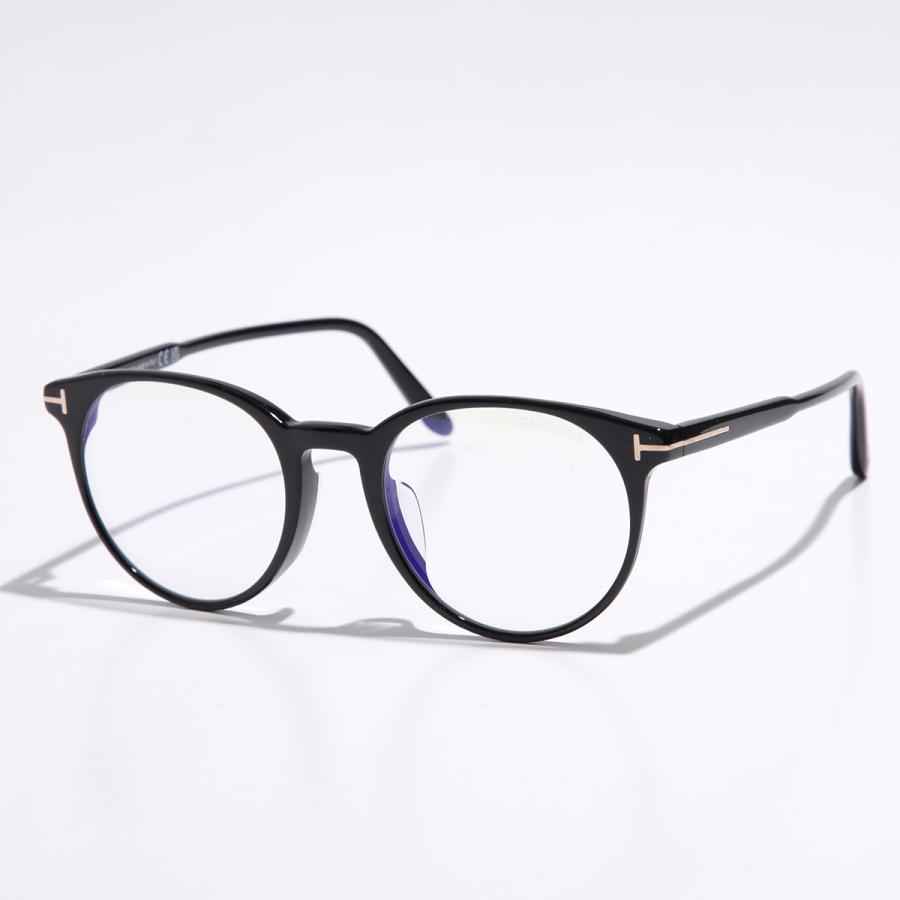 TOM FORD トムフォード メガネ TF5695-F-B FT5695-F-B メンズ ボストン型 ブルーライトカット セルフレーム フル ...