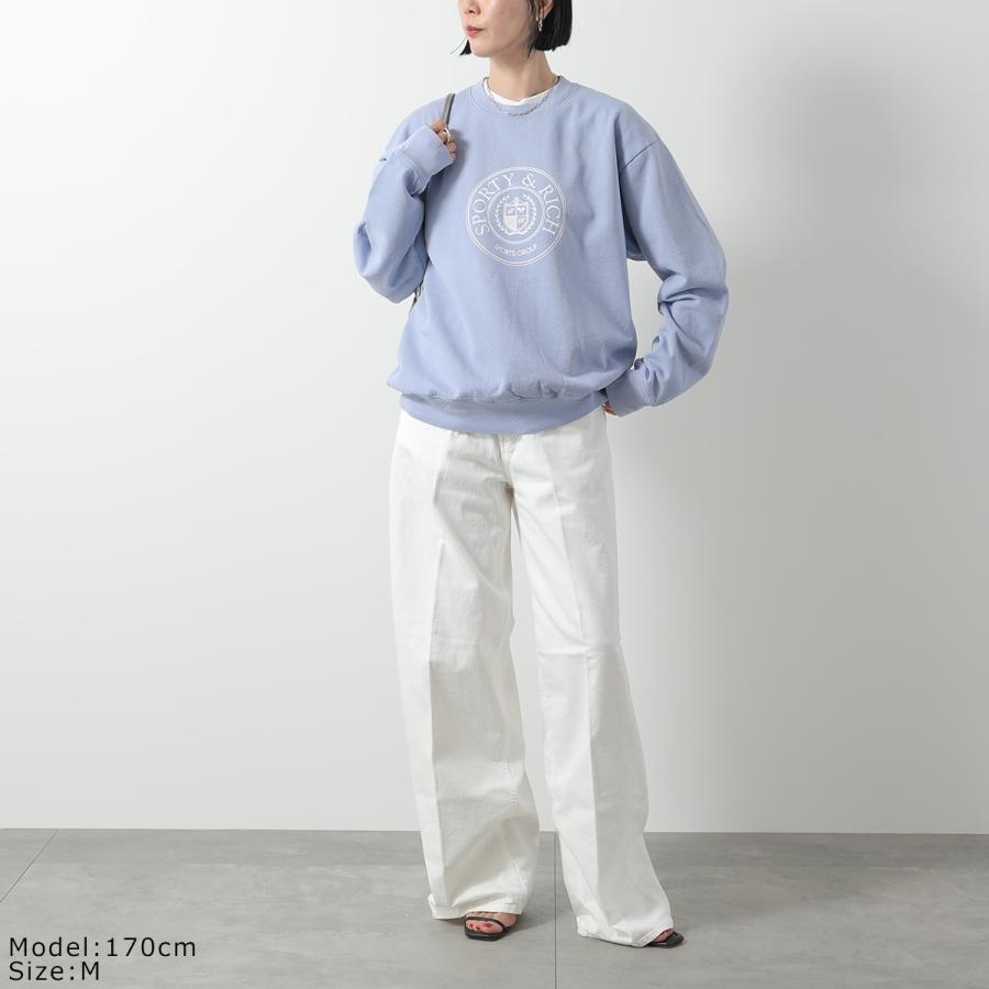 SPORTY&RICH SPORTY＆RICH スポーティアンドリッチ トレーナー CRAW2341 レディース スウェット 裏起毛 ロゴ ...