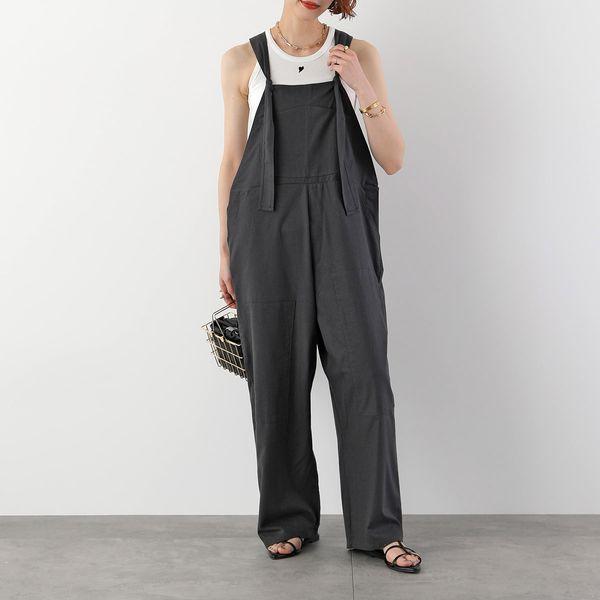 BASERANGE（ベースレンジ） サロペット GREN OVERALLS JUGRO WS SP25 レディース シルク オールインワン ...