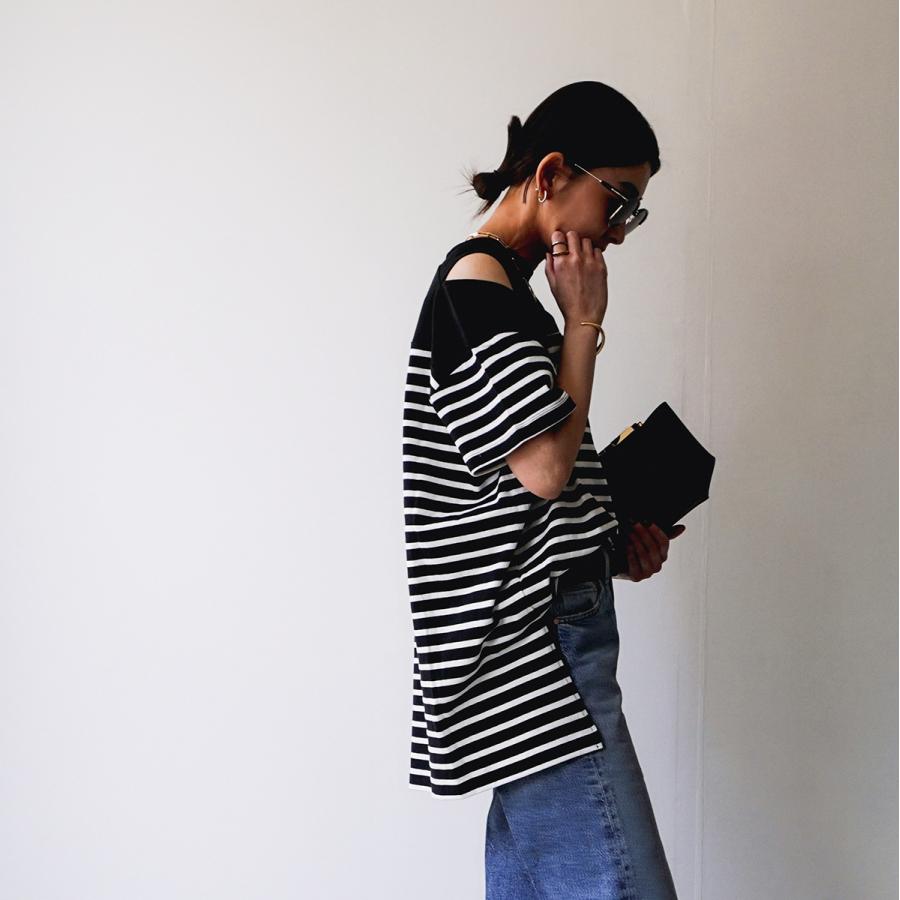 anana アナナ カットソー a19-026 レディース ボーダー オフショルダー コットン 半袖 カラー3色 : インポートセレクトmusee - 通販 - Yahoo!ショッピング