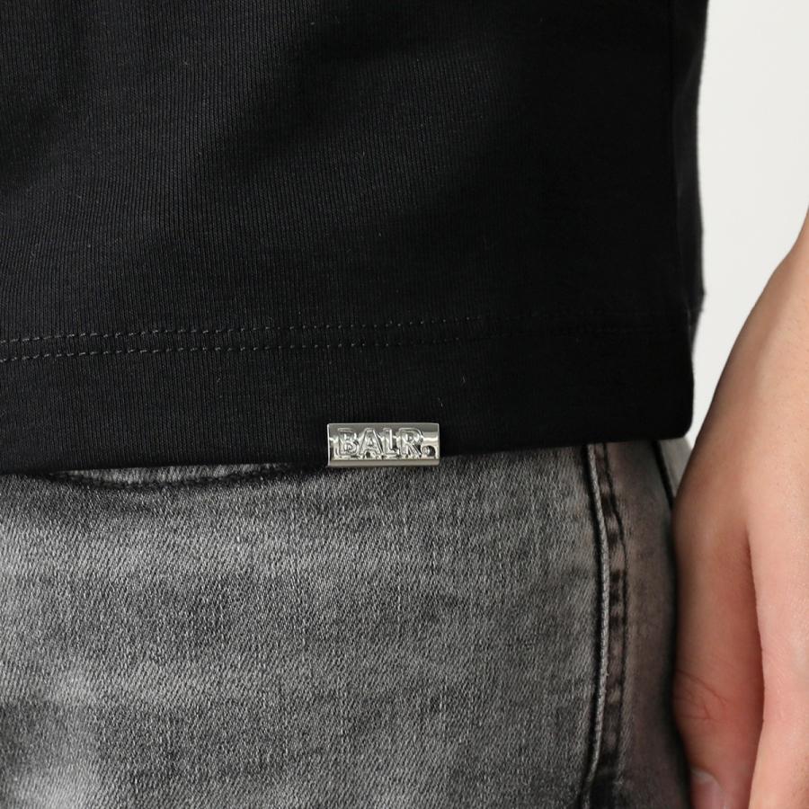 BALR. ボーラー Tシャツ Hex-Series T-Shirt B1112.1295 メンズ 半袖 カットソー ロゴT コットン クルーネック ストレッチ 撥水 Jet-Black ...