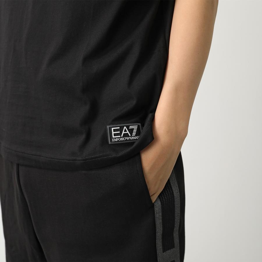 EA7 EMPORIO ARMANI エアセッテ エンポリオアルマーニ ポロシャツ 7M000139 AF10375 メンズ 半袖 コットン ロゴ UC001/BLACK : インポート ...