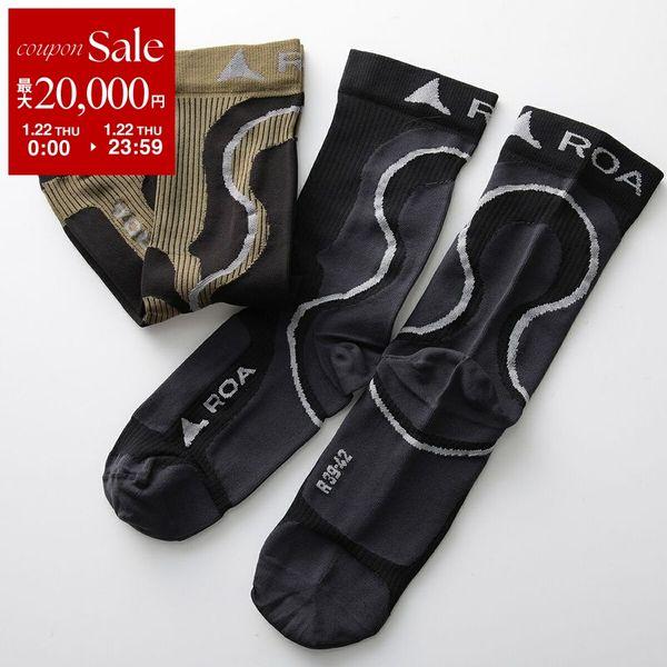 ROA（ファッション） ROA ロア ソックス Technical Socks テクニカル RBMW0411YA54 メンズ 靴下 ロゴ グラフィック カラー2色 : インポートセレクト ...