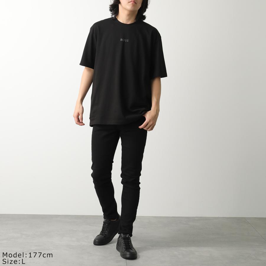 HUGO BOSS ヒューゴボス Tシャツ 50519368 メンズ カットソー クルーネック エンボスロゴ カラー2色 : インポート ...