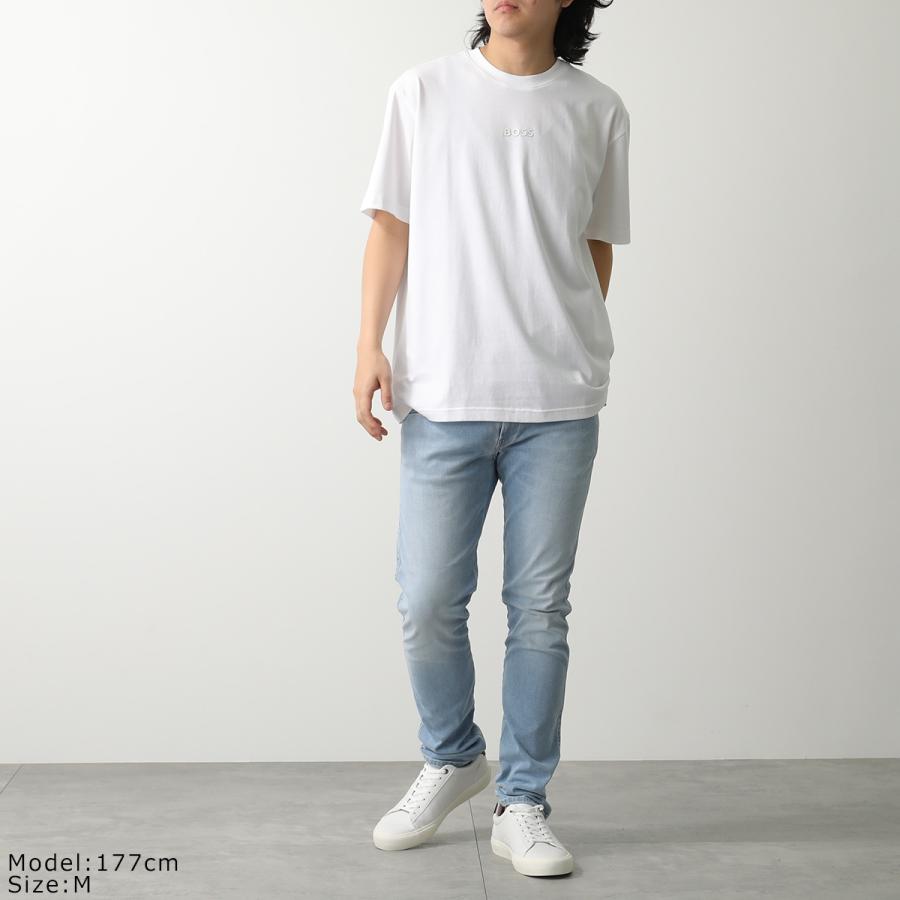 HUGO BOSS ヒューゴボス Tシャツ 50519368 メンズ カットソー クルーネック エンボスロゴ カラー2色 : インポート ...