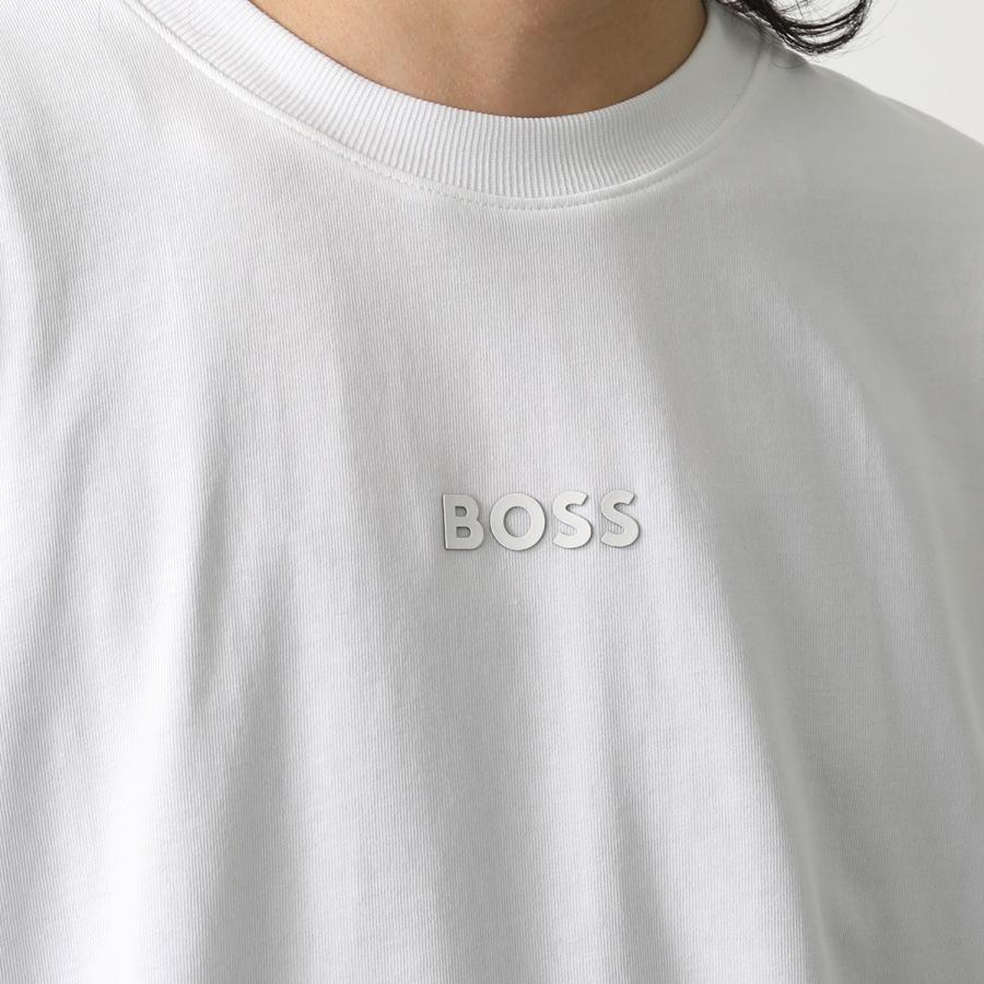 HUGO BOSS ヒューゴボス Tシャツ 50519368 メンズ カットソー クルーネック エンボスロゴ カラー2色 : インポート ...