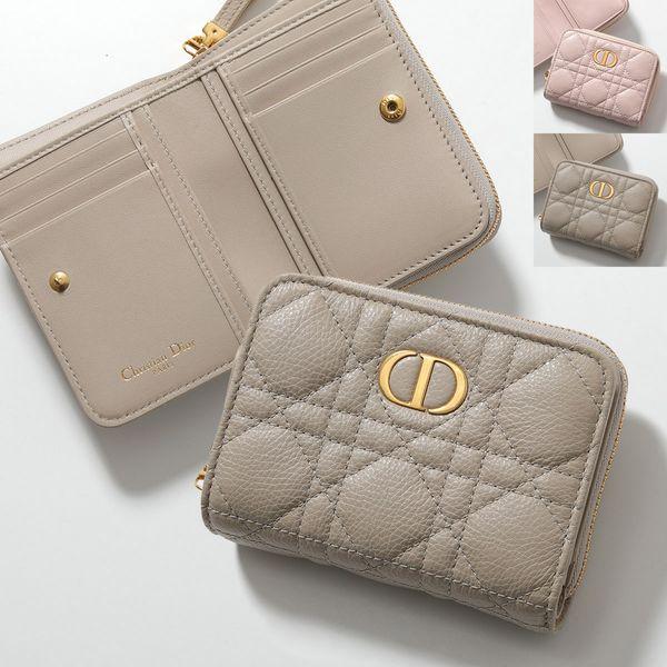 Christian Dior ディオール 二つ折り財布 Caro Scarlet カロ Christian Dior ディオール 二つ折り財布 Caro Scarlet カロ