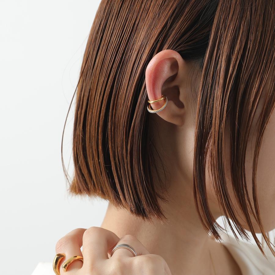 Otiumberg オティウムバーグ イヤーカフ Pave Double Ear Cuff OT0029-2619 レディース イヤカフ 片耳販売 アクセサリー ゴールド : インポート ...
