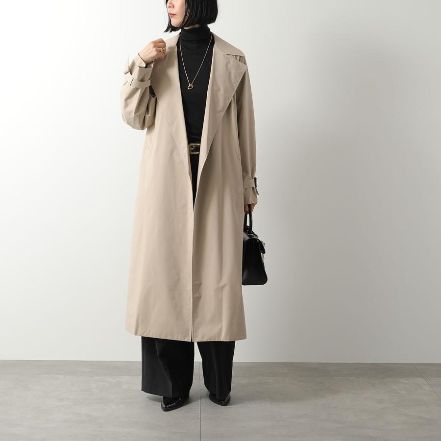 MAXMARA WEEKEND LINE MAX MARA ウィークエンド マックスマーラ トレンチコート FATTO ファット ベルト付き ロング丈 テクニカル キャンバス 撥水 001 ...