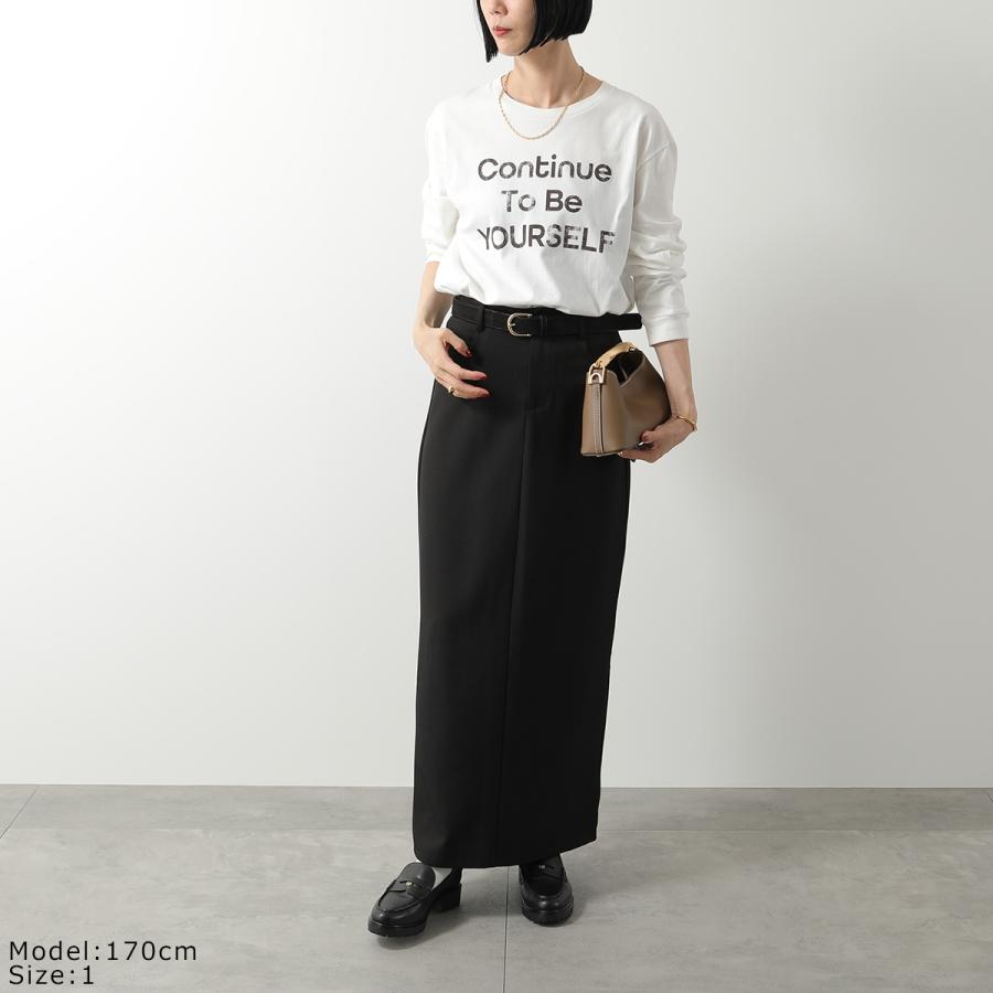 EKAT エカット Tシャツ LOGO LONG SLEEVE TEE ENG2408251 メンズ レディース 長袖 カットソー プリント ...